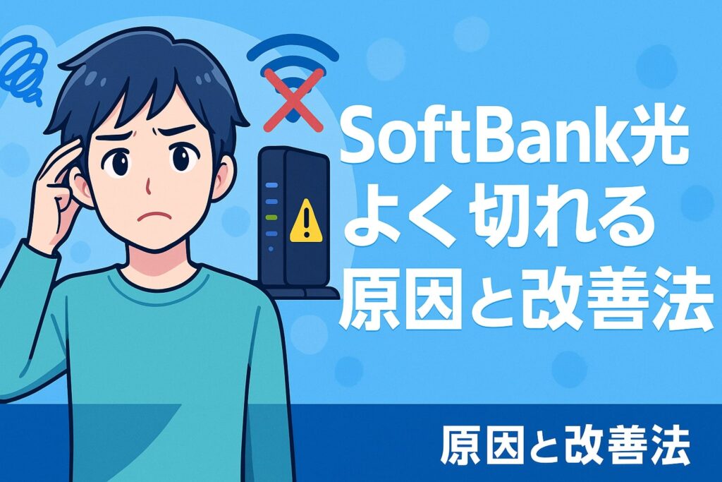 SoftBank光がよく切れるのはなぜ？5分で分かる原因と改善法10選 | もっと快適ネット生活
